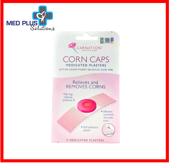 Carnation Corn Caps Medicated Plasters 5's (Exp:11/2024) | Lazada