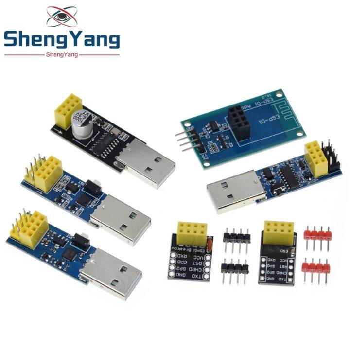 Ch340g Cp2104 Usb To Esp8266 Esp 01 Esp 01s Wifi Module Programmer Adapter Download Debug Link 1418