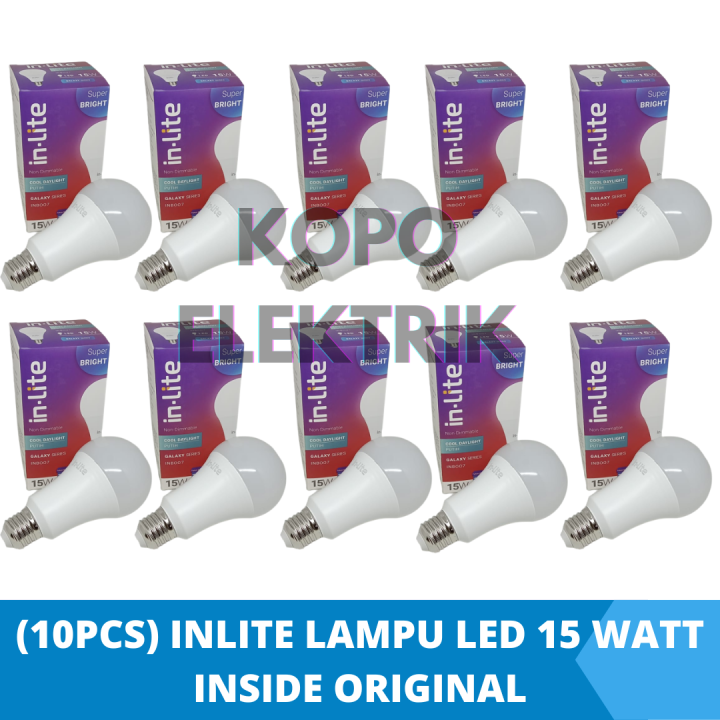 (Isi 10 pcs) Lampu Led Inlite 15w / 15 Watt dengan SAMSUNG Led inside ...