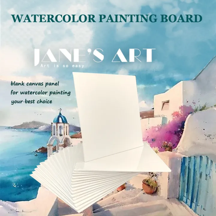 Draw Panel 10x15cm Watercolor Painting Board 3Pc Canvas Panel For ...