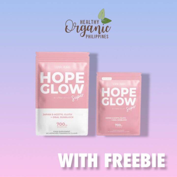 Luna Aura Hope Glow Super Biggie 60 Caps & Mini 14 Caps | 700mg Japan ...