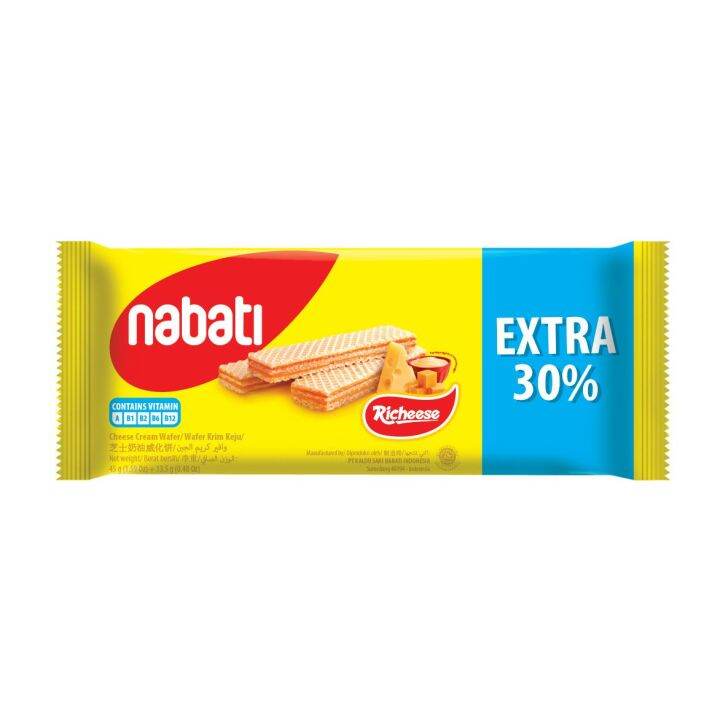 Nabati Richeese Cheese Cream Wafer 40G | Lazada Nabati Richeese Cheese Cream Wafer 40G | Lazada
