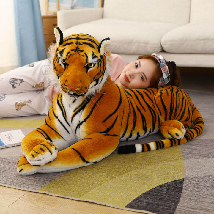 Simulation tiger doll plush toy large zodiac tiger doll rag doll ...