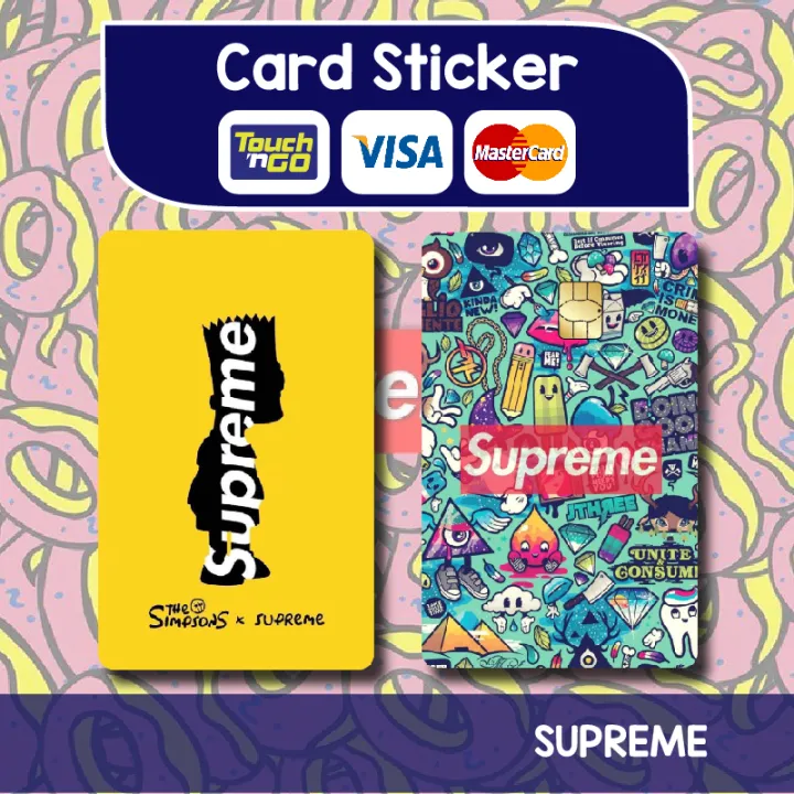 SUPREME - TOUCH N GO CARD / ATM CARD STICKER COVER | Lazada