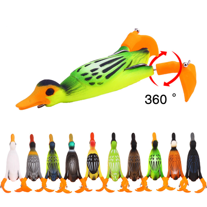 lure bait propeller flippers duck 11.2 g 9.5 cm floating water rotating ...
