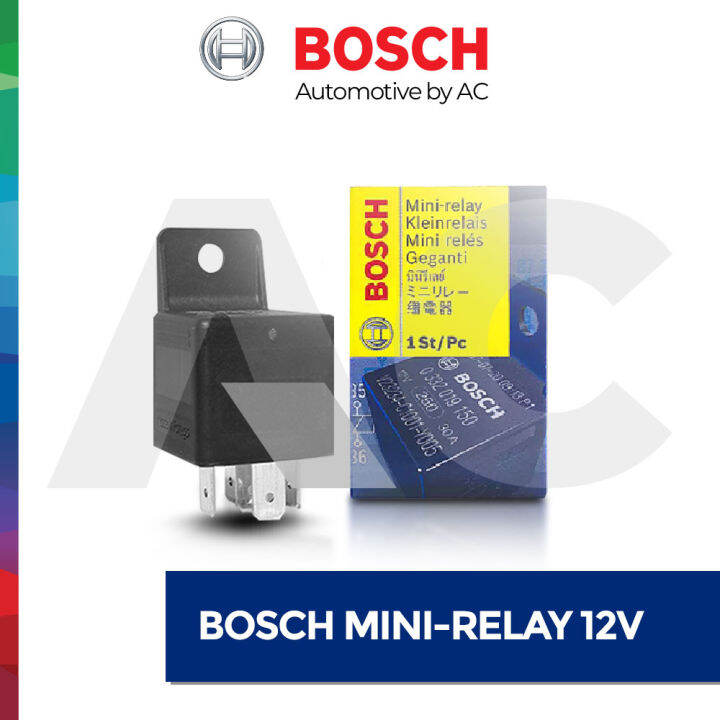 Bosch Auto Mini Relay 12V 30A 5-PIN | Lazada PH