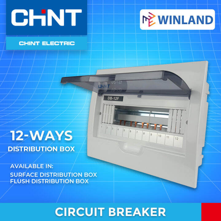 CHINT by Winland 12-Ways Distribution Box Surface/Flush Type with ...