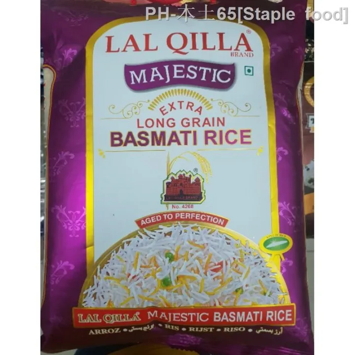 Staple food Basmati rice lal qilla majestic 5kg | Lazada PH