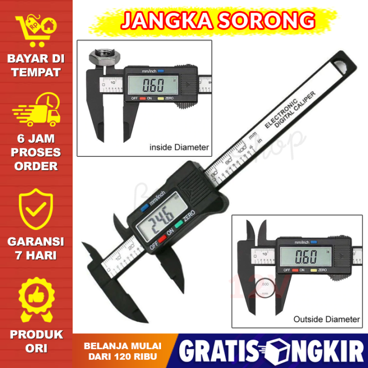 Jangka Sorong Digital Sigmat Digital Murah Sketmat Sikmat Stainless Jangka Besi Kaliper Sigmat ...