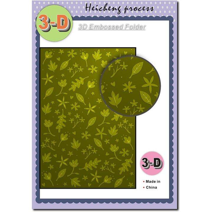 New Multilayer Texture Impression Embossed Folder - Falling Leaves For ...