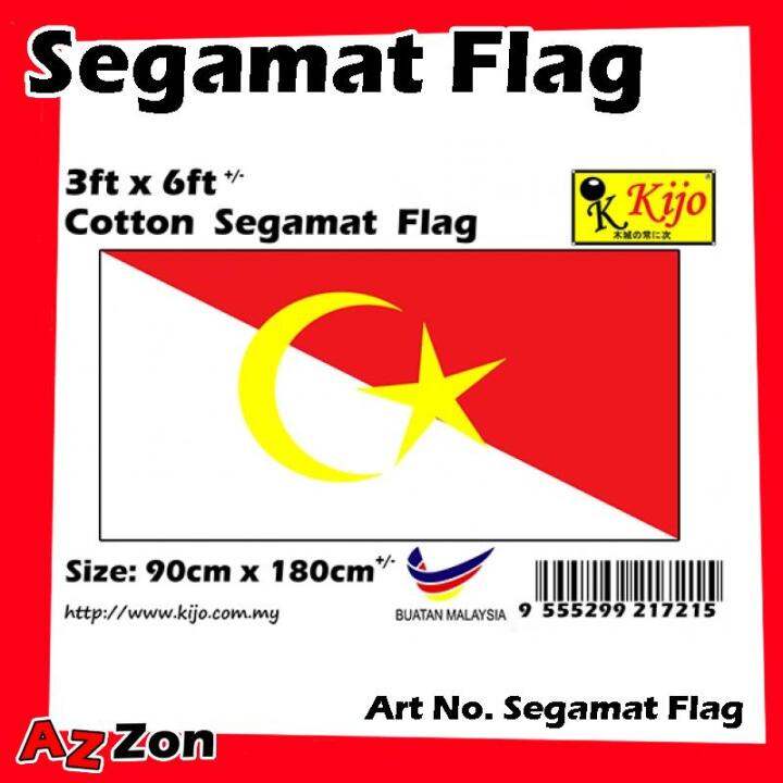 Segamat Flag / Daerah Flag Johor / Johor Segamat Flag / Segamat | Lazada