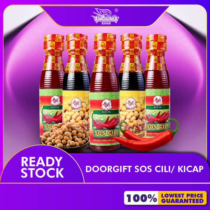 PROMOSI DOORGIFT /DOORGIFT SOS CILI/ KICAP 150gm/ 125ml (BRAND HAJI ...