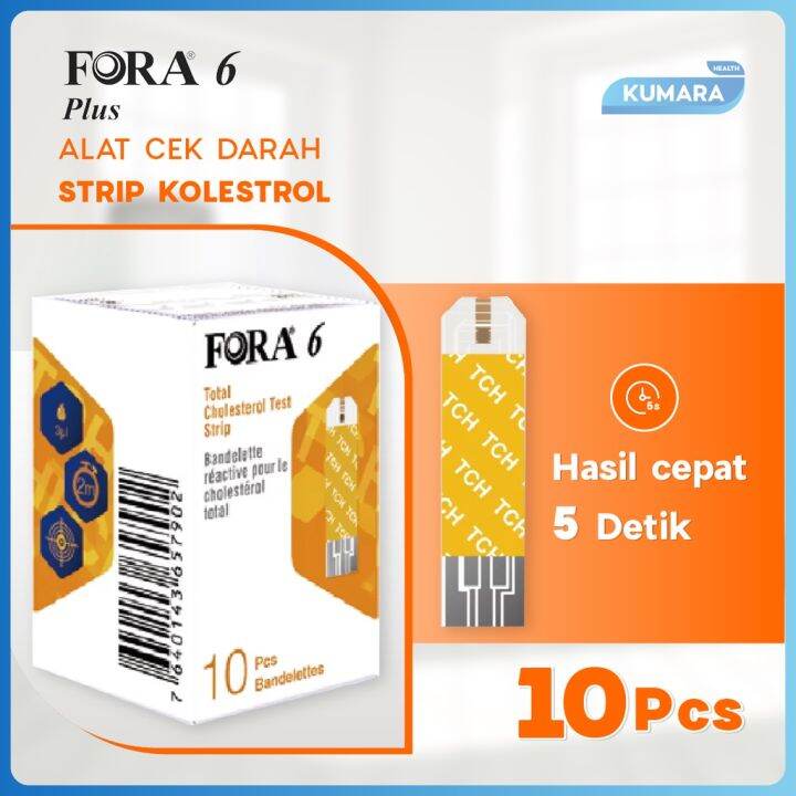 FORA 6in1 - Strip Cholesterol isi 10 pc / Refill Kolestrol | Lazada ...