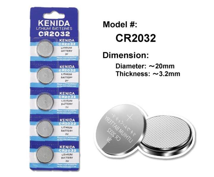 Quality CR2032 Lithium Button Cell Coin Battery 3V (for Remote Controls ...