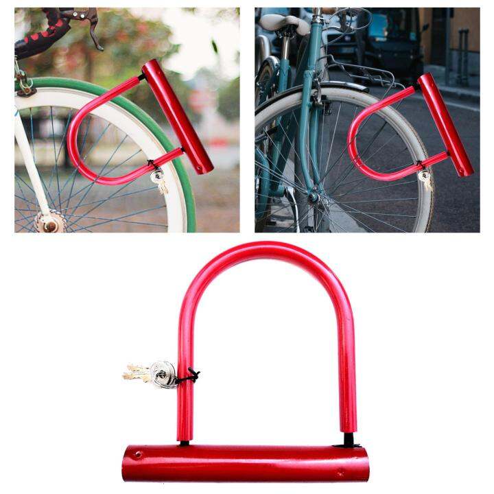 Oceanside Bike U Lock - Heavy Duty Anti Theft Bicycle U Lock - Bike D ...