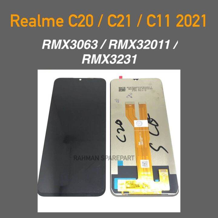 LCD TOUCHSCREEN REALME C20 / REALME C21 / REALME C11 2021 RMX3063 RMX32011 RMX3231 FULLSET ...