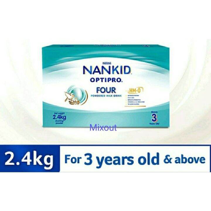 NANKID OPTIPRO FOUR 2.4kg Formula Powder Milk Drink Nan Kid 4 Nestle ...