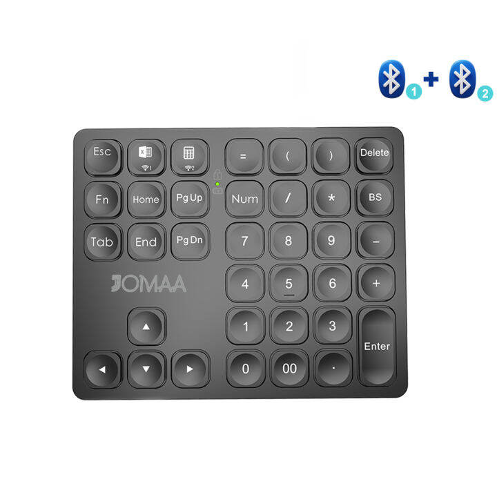 SeenDa Wireless Bluetooth Numeric Keypad Rechargeable 36Keys Numpad ...