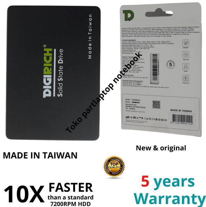 SSD Internal laptop 512GB Sata new original made in Taiwan | Lazada ...