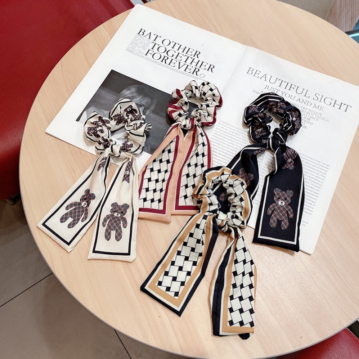 Korean silk headband/high-end satin scarf/twill bag/head scarf/Korean ...