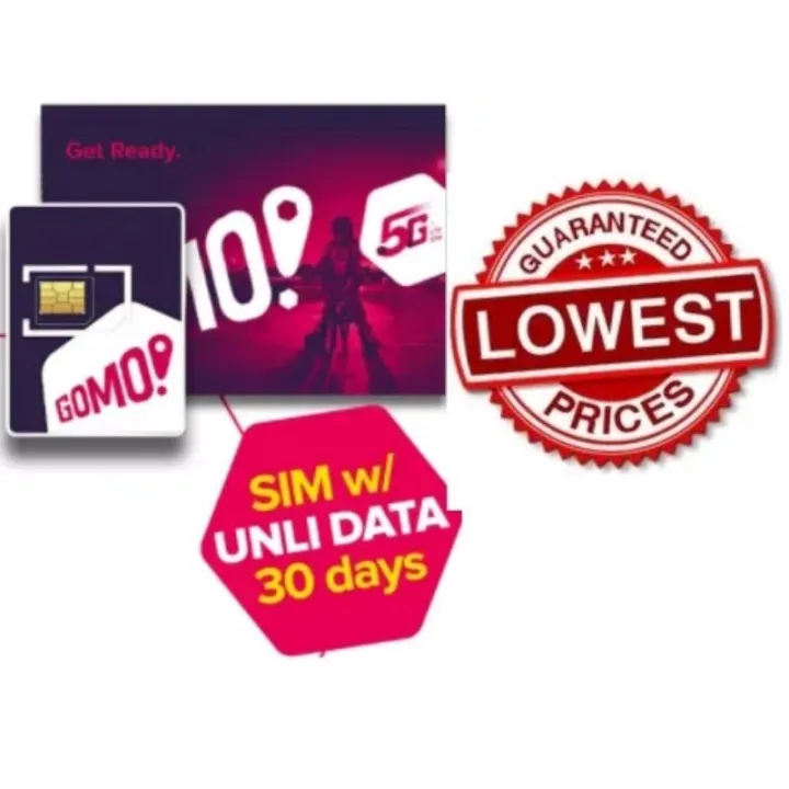 GOMO UNLI DATA 30 DAYS SIM 5G (LEGIT) Powered by GLOBE Telecom Risky ...