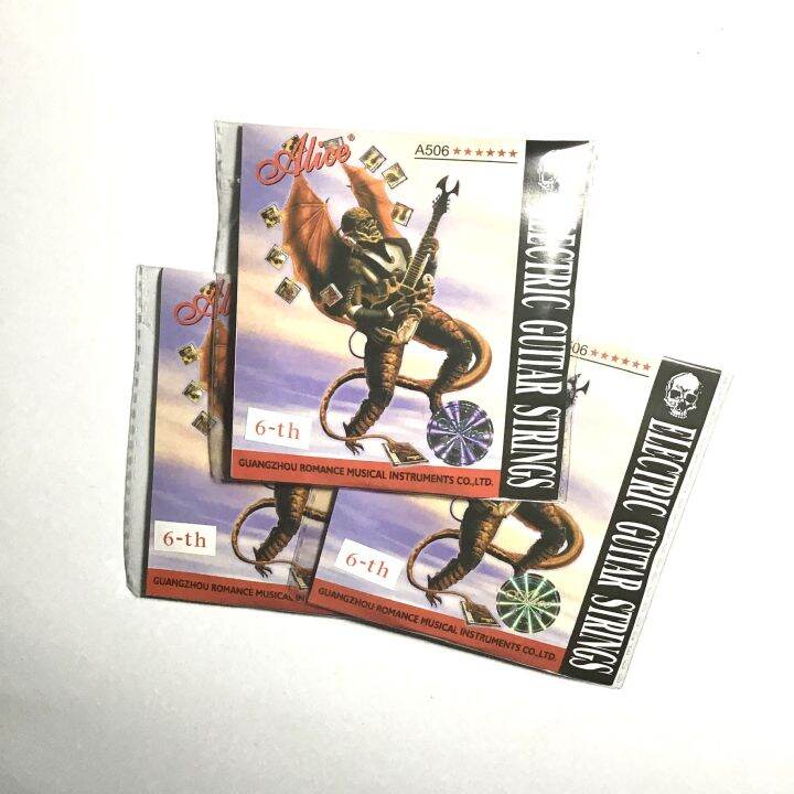 Alice Electric Guitar String A506 No.6E (3 pieces) | Lazada