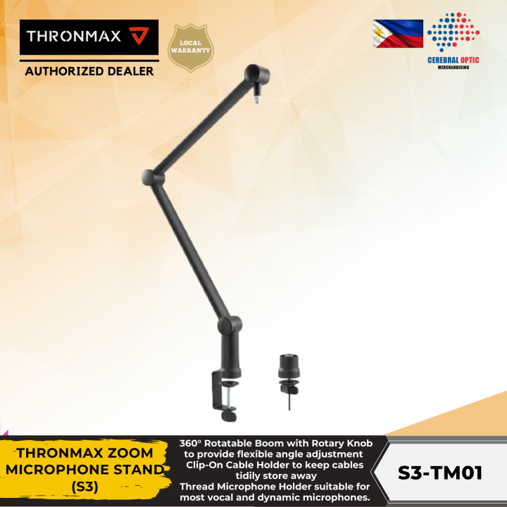 THRONMAX ZOOM MICROPHONE STAND (S3) - Cerebral Optic Merchandising ...