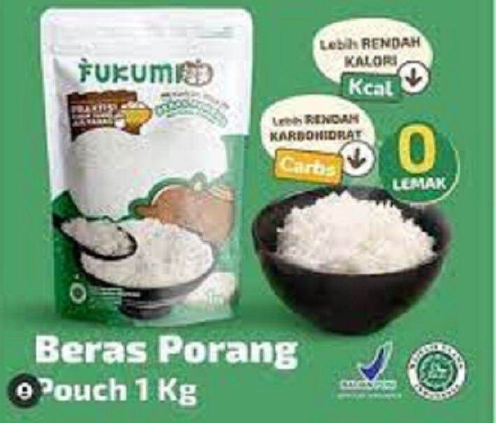 Fukumi konjac rice puch 1kg | Lazada Indonesia