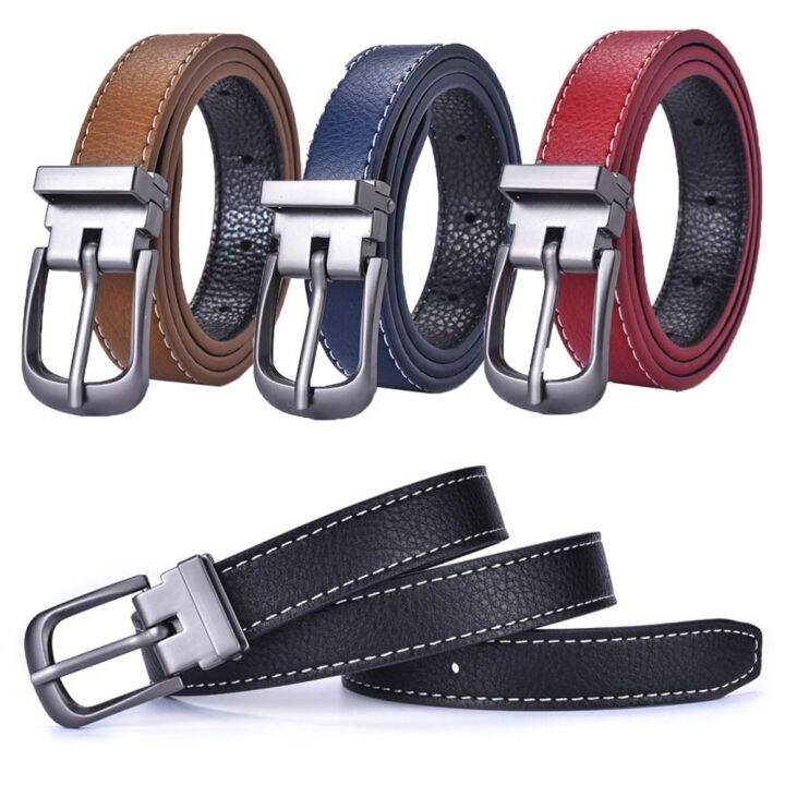 JAYQQ เด็กหญิงเด็กชายลำลองย้อนยุคหรูหราเข็มขัดหนังสำหรับเด็กเข็มขัดชุดเดรสออกแบบกางเกงเข็มขัดรัด ...