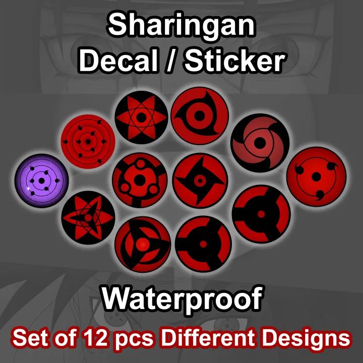 Sharingan Decal / Sticker Waterproof | Lazada PH