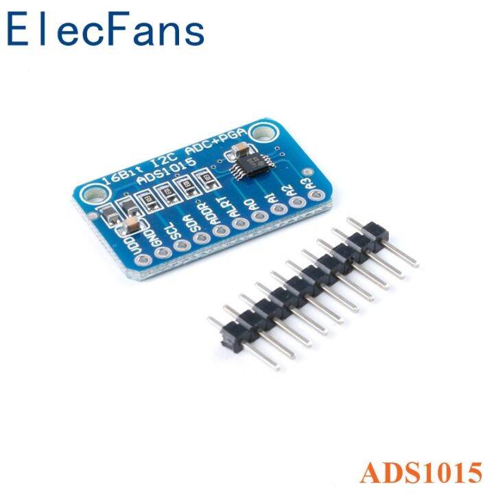 ADS1015 Ultra Small ADC 12 bit ADC Analog to Digital Converter Development Board Module 2 5.5v ...