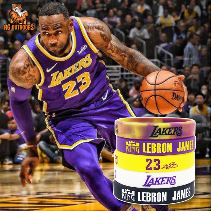 NBA star bracelet Los Angeles Lakers LeBron James New Logo Signature ...