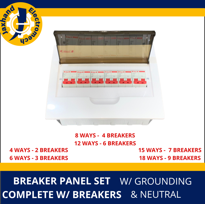 Himel Plastic Enclosure complete with Breakers 10A to 63A, 2Poles ...