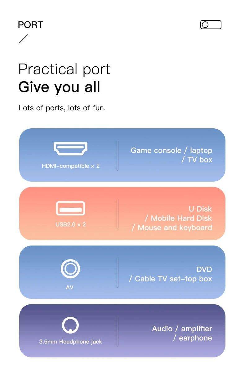 Rigal Projector RD882 Full HD Android9.0 WIFI And Multiscreen (2in1)1920x1080 เเท้ๆ สว่างสุด ...