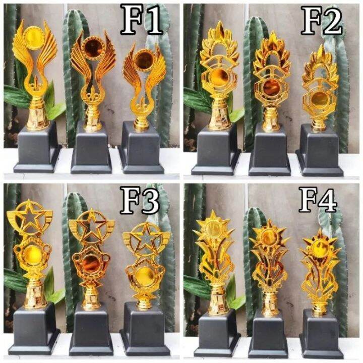 piala set juara 1 2 3 ,sudah pasang stiker dan logo, piala bertingkat ...