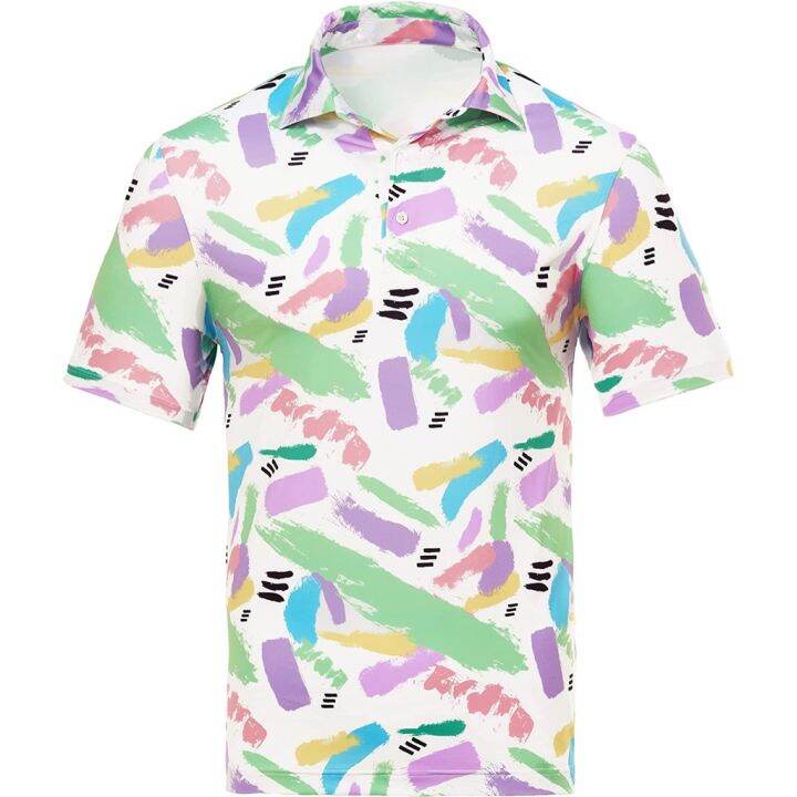 Golf Shirts for Men Polo Shirt for Men Mens Golf Shirt Funny Golf ...