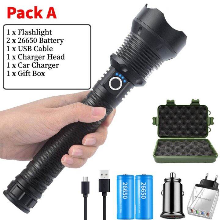 90000 Lumens Powerful Led Flashlights Rechargeable Zoom Tactical Super ... 90000 Lumens Powerful Led Flashlights Rechargeable Zoom Tactical Super ...