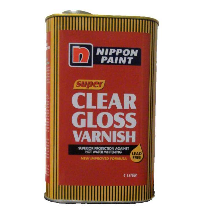 Nippon Paint Super Clear Gloss Varnish 1 Liter | Lazada PH