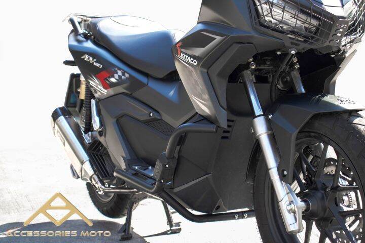 [S] NEW CRASH BAR HONDA ADV160 แคชบาร์ (กันล้ม ) ชุดล่าง VERSION 1 ...