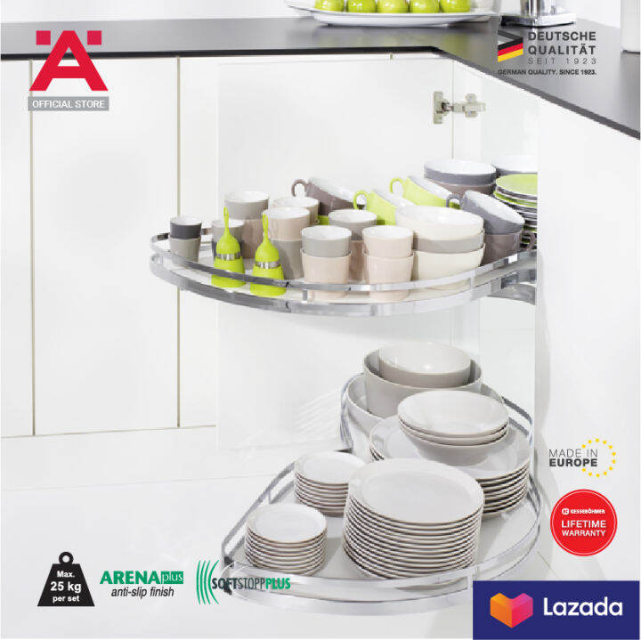 Hafele [Build In] LeMans II Kitchen Storage System For Corner Cabinet ...