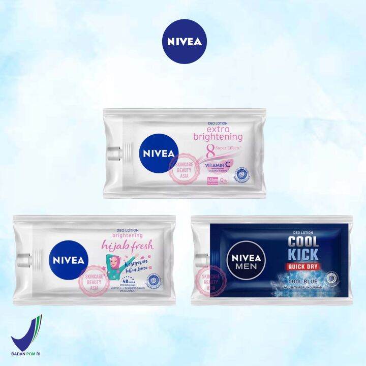 NIVEA Deodorant Deo Lotion Sachet 9ml - Men Ice Cool | Hijab Fresh ...