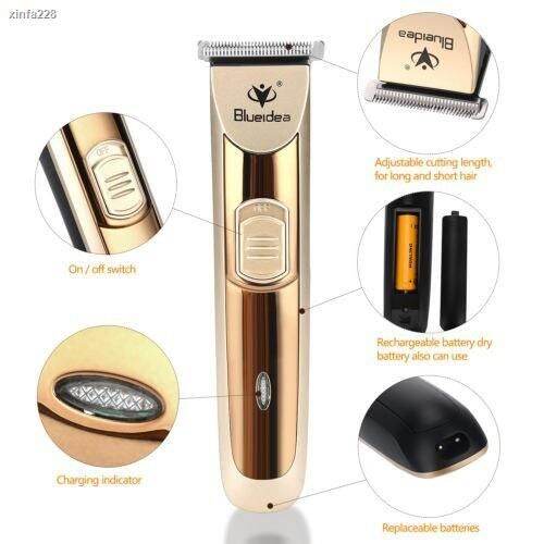 Razor Hair Cut BOXIN 8088 Quiet Clippers Cordless Rechargeable Electric ...