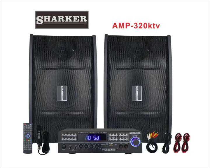 SHARKER AMP-320KTV Set With live broadcast function Bluetooth SD USB ...