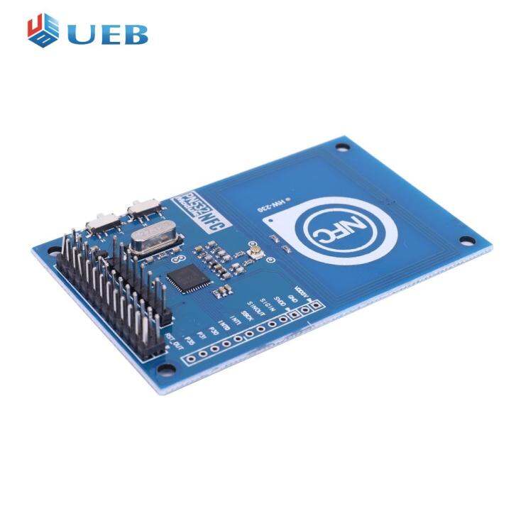 PN532เครื่องอ่าน NFC นักเขียน I2C SPI โมดูล13.56MHz พอร์ต UART นักเขียน ...