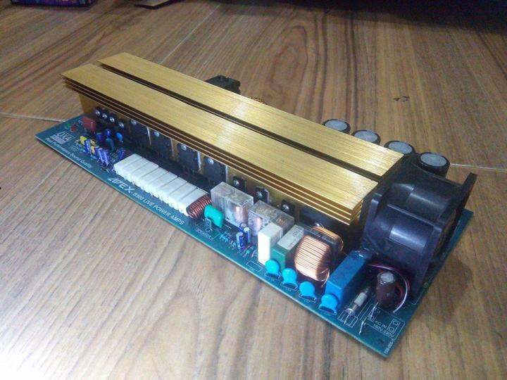 Power Sound System Amplifier Apex B500 Plus SMPS 20A peak dari 500W ...