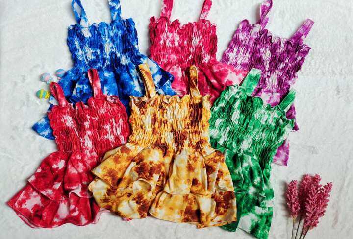 3 pcs Cute Smock Dress for Girl Kids Infant Age 0-9 months | Lazada PH