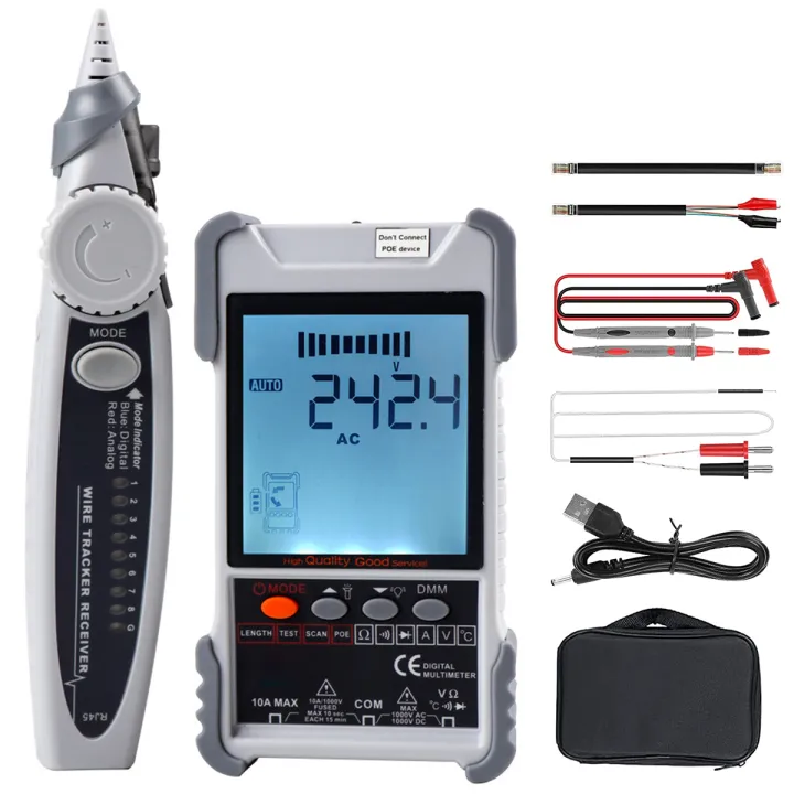 Network Cable Tester Electric Ethernet Wire Tracer High Accuracy ...