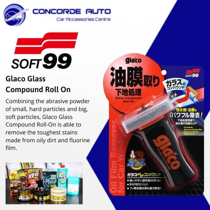 Soft 99 Glaco Glass Compound Roll On | Lazada Singapore