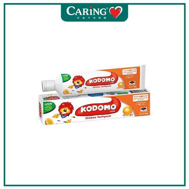 KODOMO LION CHILDREN TOOTHPASTE ORANGE 80G | Lazada