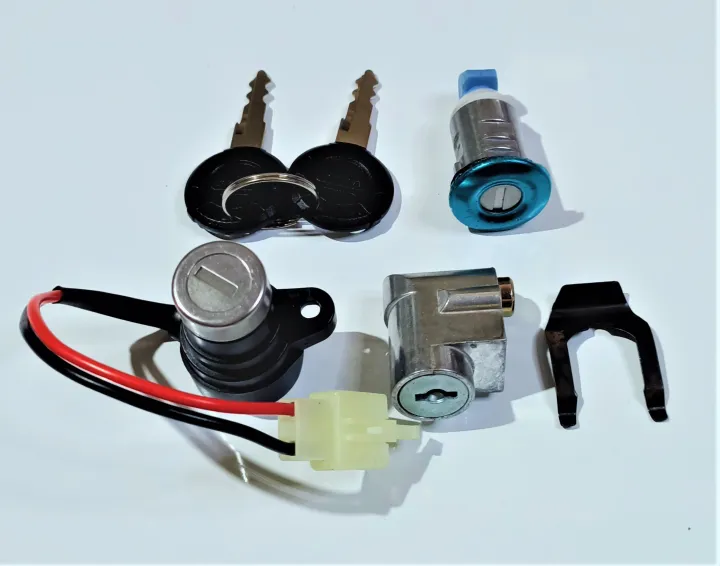 Ebike ignition key, with lock set, for phoenix, reedley ecobike ...